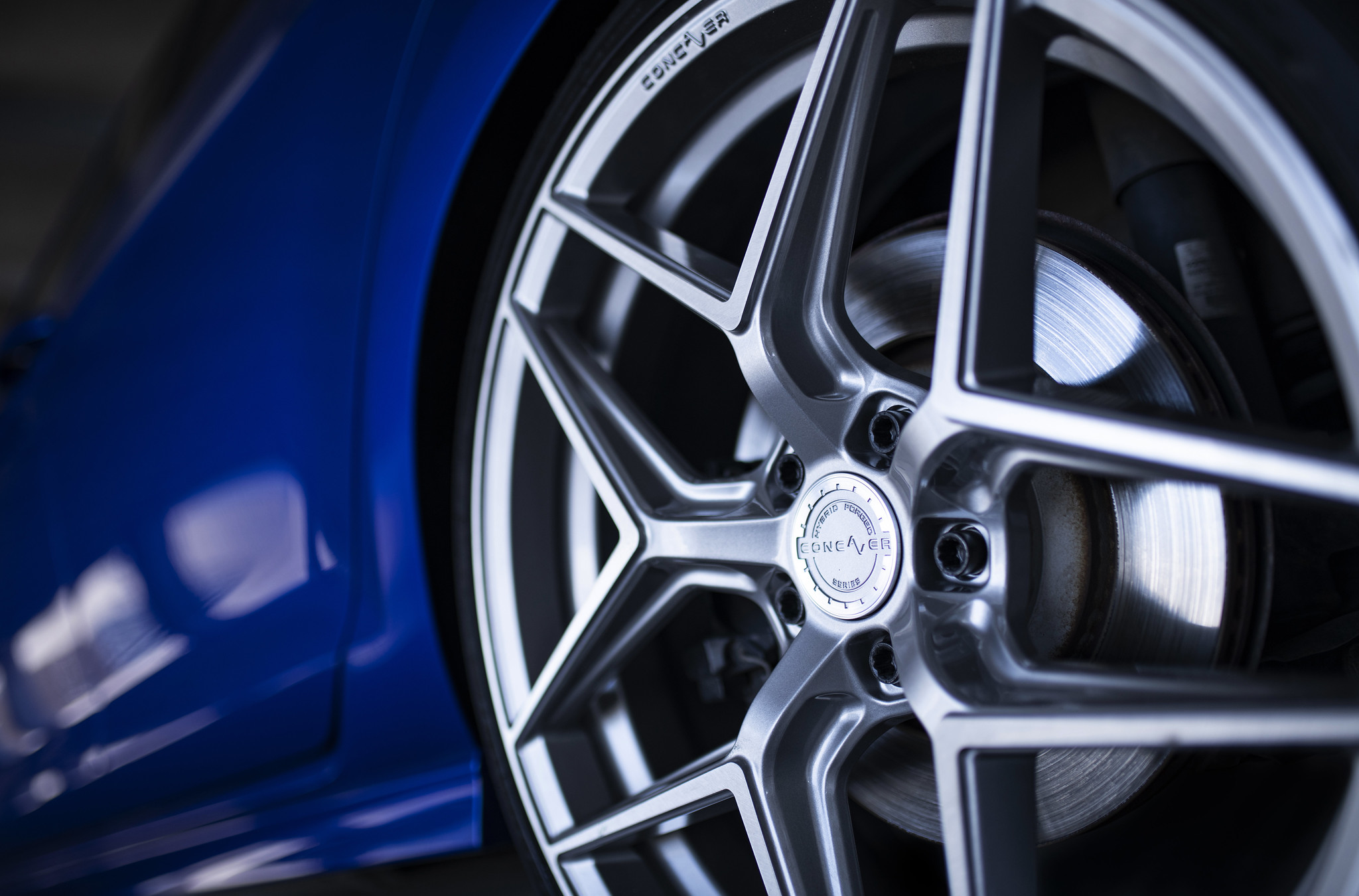 VW Golf mk7 R felgi Concaver Wheels CVR2 Brushed Titanium - Blog firmowy